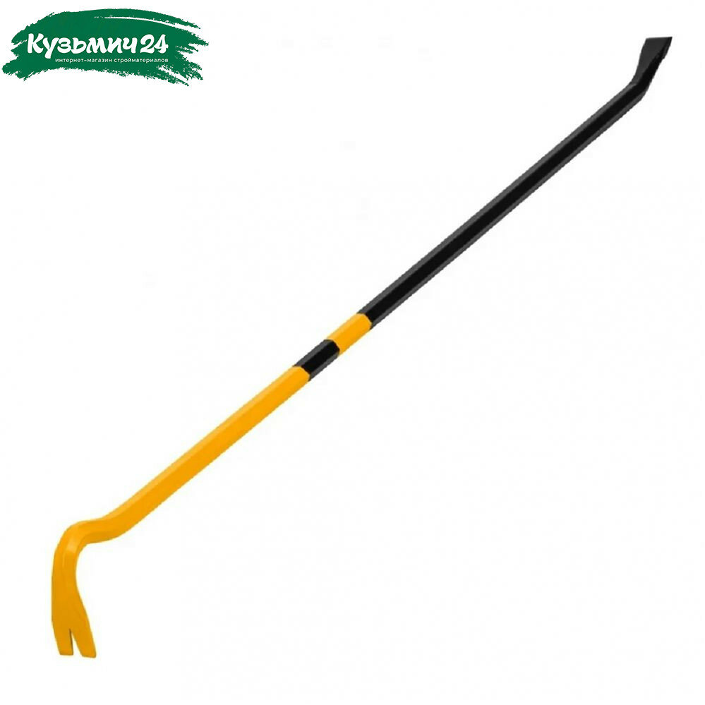 Лом-гвоздодер Denzel, 1200 мм, шестигранный 19 мм, окрашенный, сталь 65// , 1 шт.