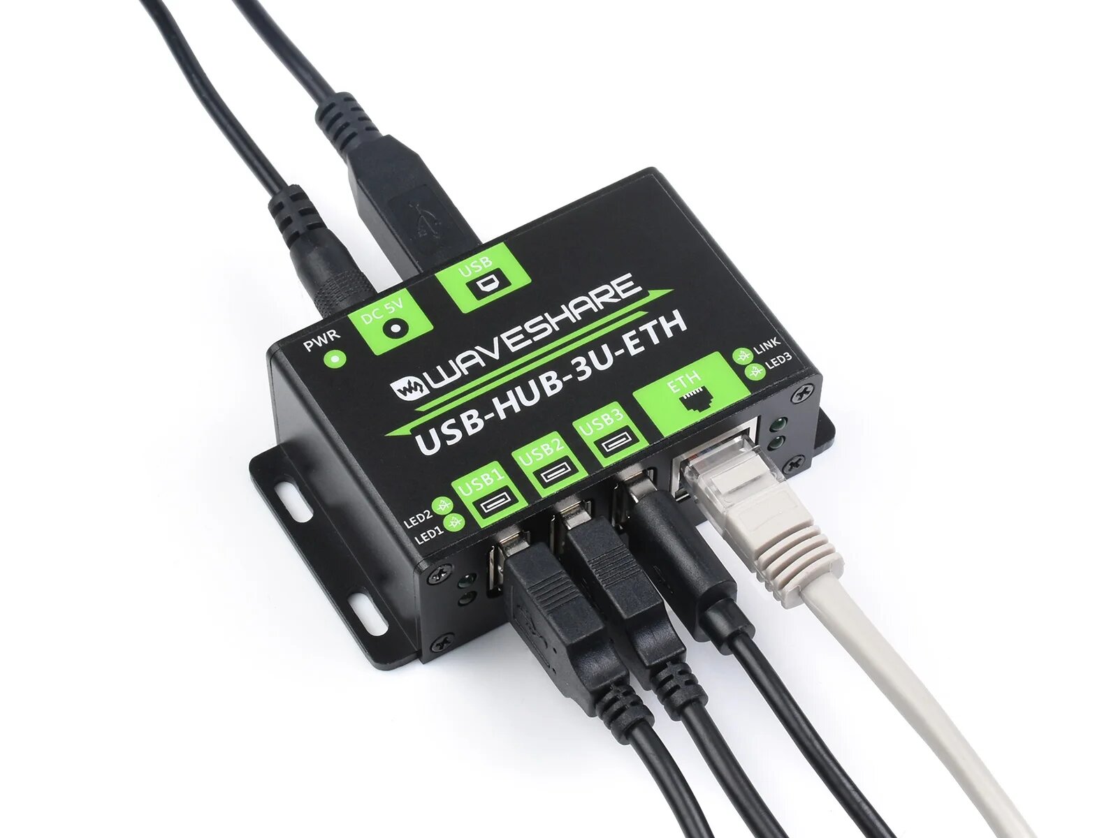 Waveshare USB-концентратор с EU Power Plug — фото 1