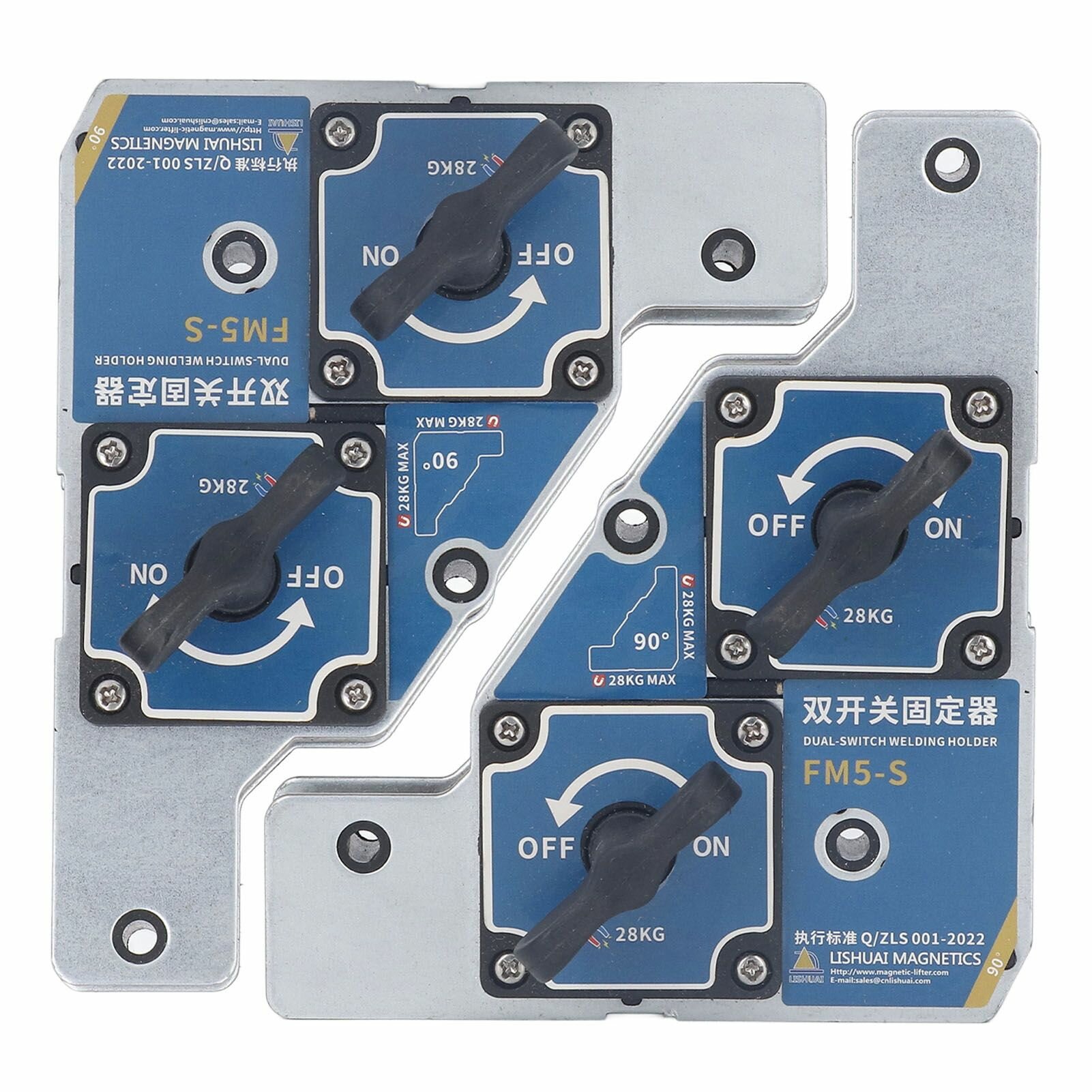 Шт. сварочный магнит 2 переключателя 90 градусов 28 кг сварочный аппарат магнитный держатель угловая опора приспособление инструмент