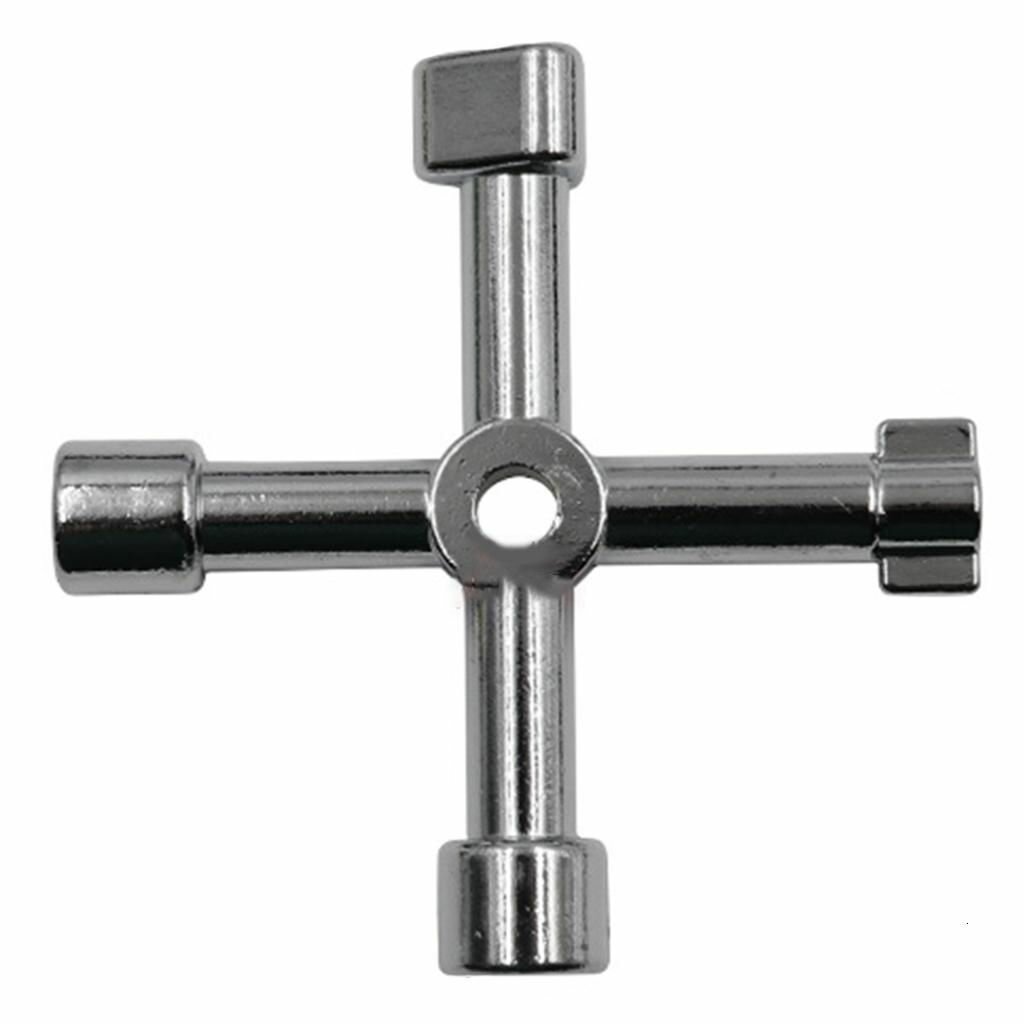 Ключ универсальный треугольный 4-в-1 для крана и электрощита