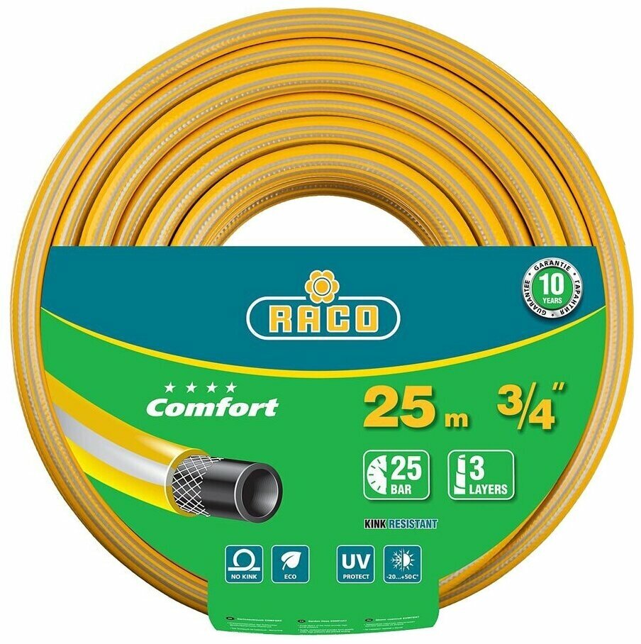 Шланг поливочный RACO Comfort 3/4" 25 м
