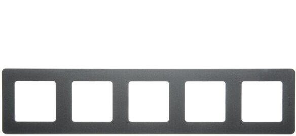 Рамка-5 Inspiria 673973 антрацит Legrand