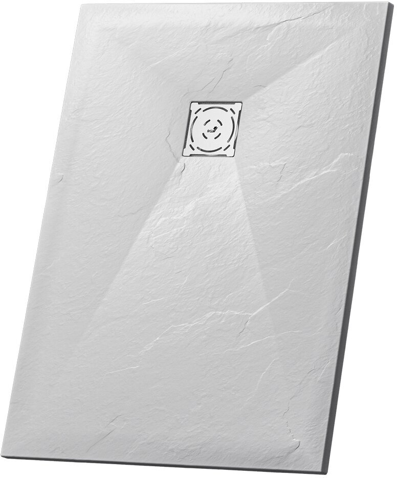 Душевой поддон RGW 70х130х2,5 см ST-0137W Белый, Прямоуг Ø90 Каменный (16152713-01)