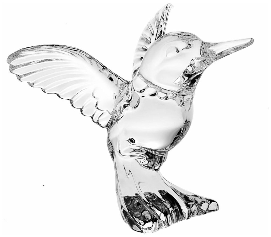 Фигурка "Колибри", 8 см, хрусталь