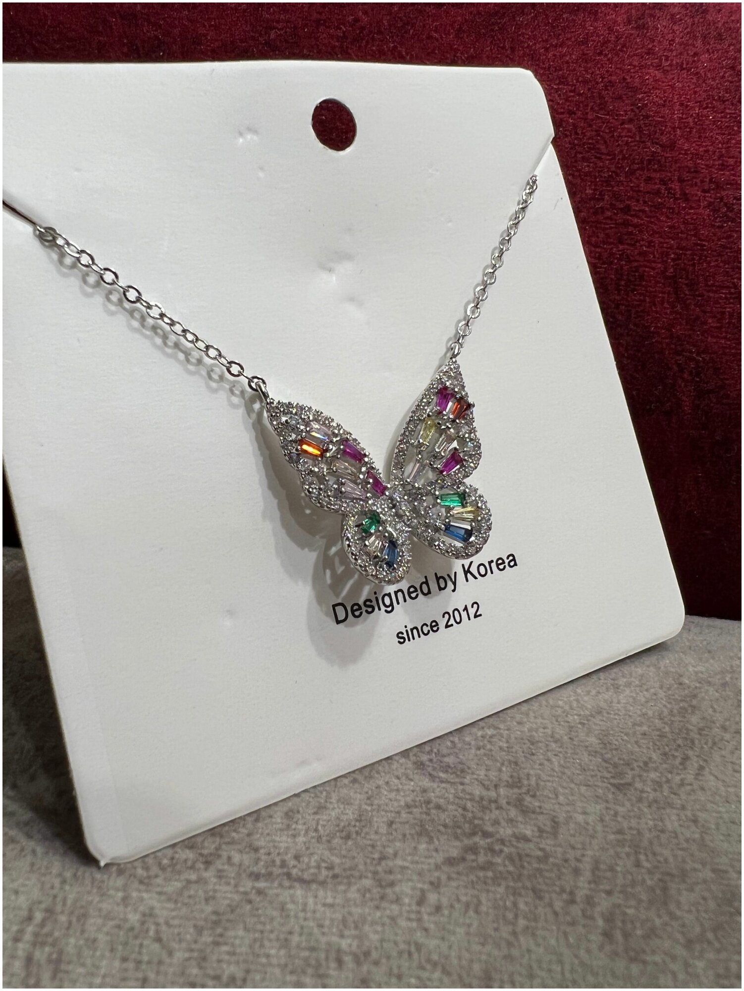 Колье, фианит