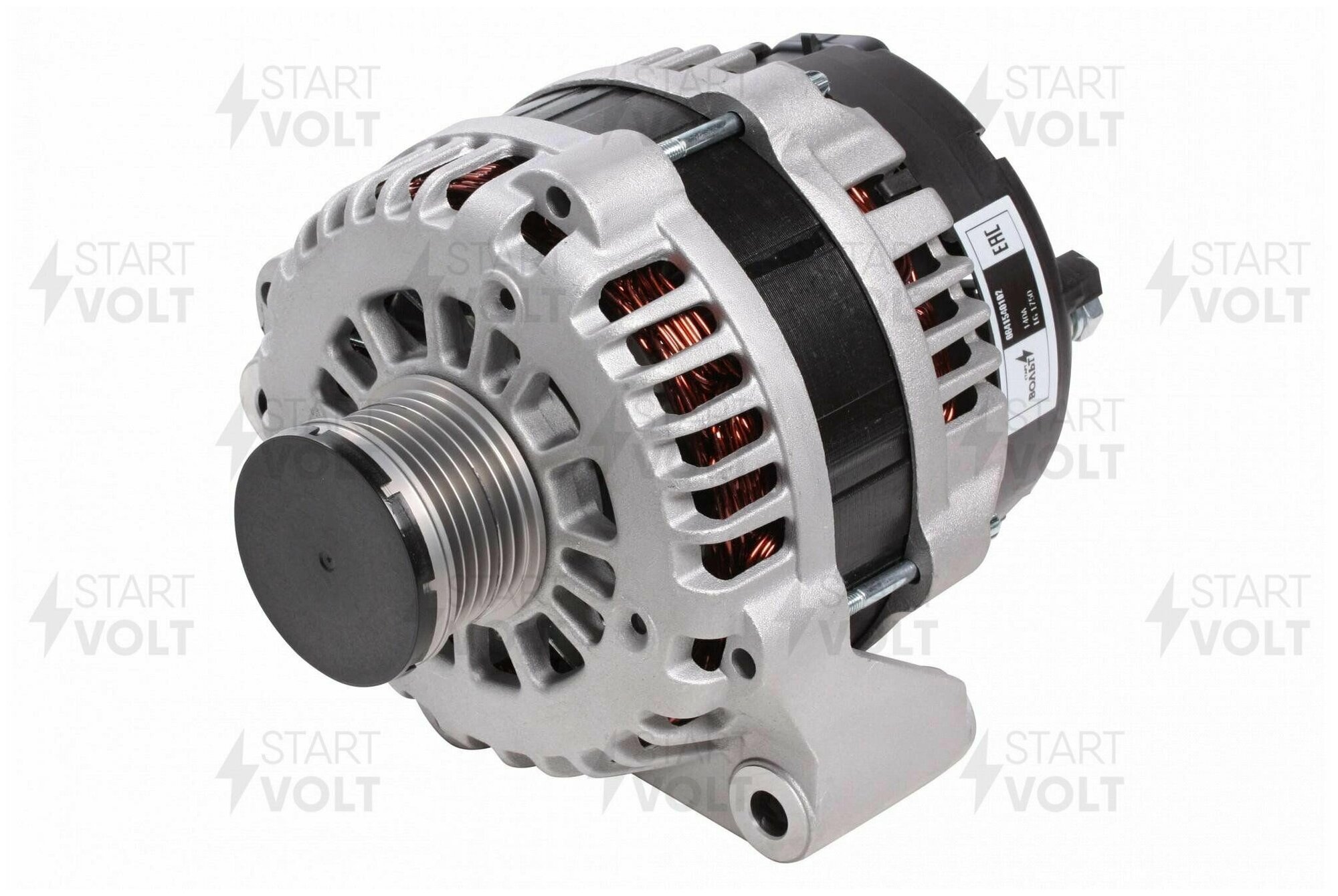 Генератор для а/м SsangYong Kyron (05-)/Rexton (06-)/Actyon (05-) 2.0D/2.7D 140A (LG 1750), STARTVOLT LG1750
