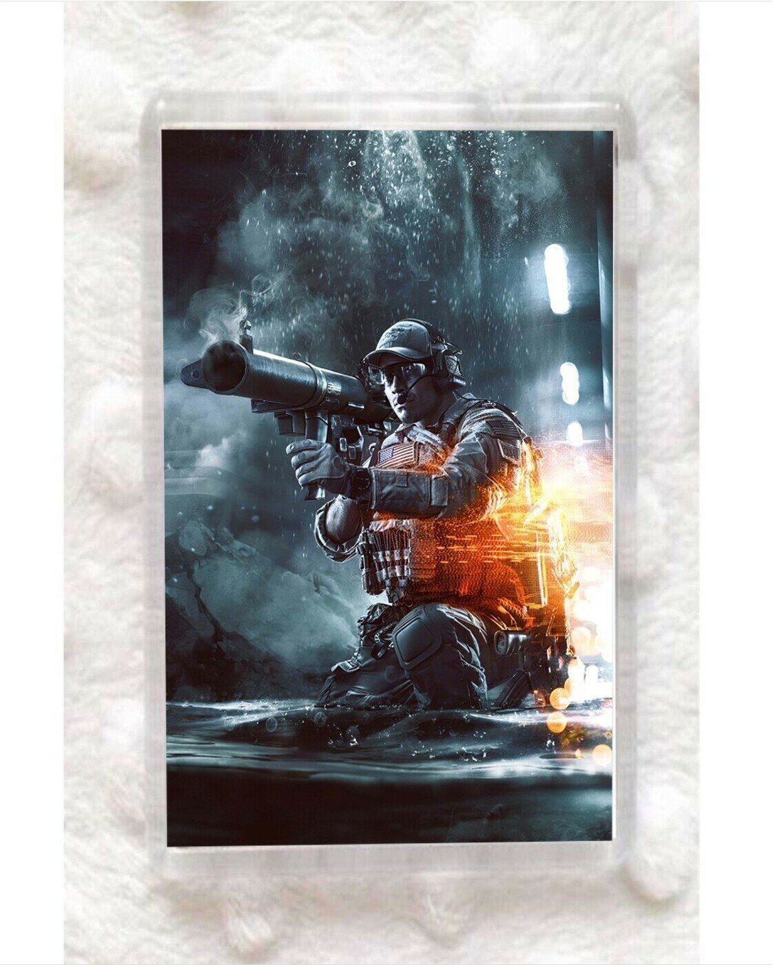 Магнит акриловый прямоугольный MIGOM с принтом "Battlefield, Бателфилд" - 4