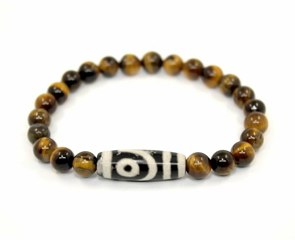 Браслет-нить, тигровый глаз