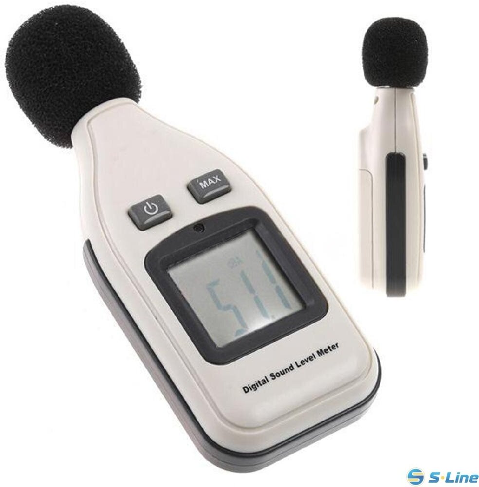 Ифровой измеритель уровня звука GM1351 шумомер , Диапазон измерения: 30.130 дБ.