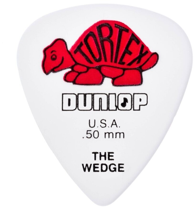 424R.50 Tortex Wedge Медиаторы 72шт, толщина 0.50мм, Dunlop