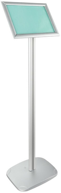 Клик-рамка на стойке для рекламы А4 OfficeSpace, алюминиевый профиль, 25мм, 292621