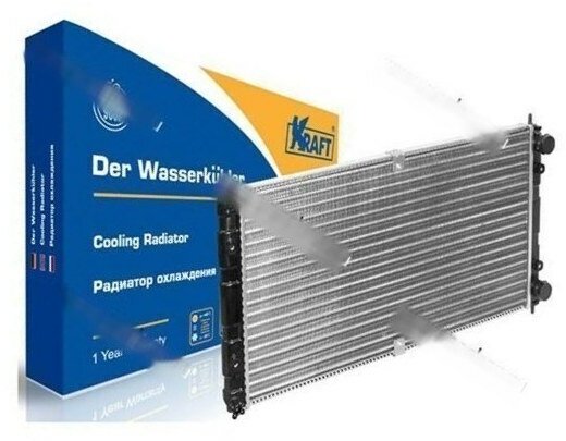 Радиатор 2123 Chevrolet Niva Kraft алюминиевый 104013 долговечный
