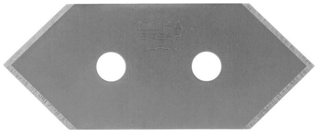 Лезвия OLFA для ножа MC-45/2B, 20(14)х49х0,3мм, 5шт {OL-MCB-1}