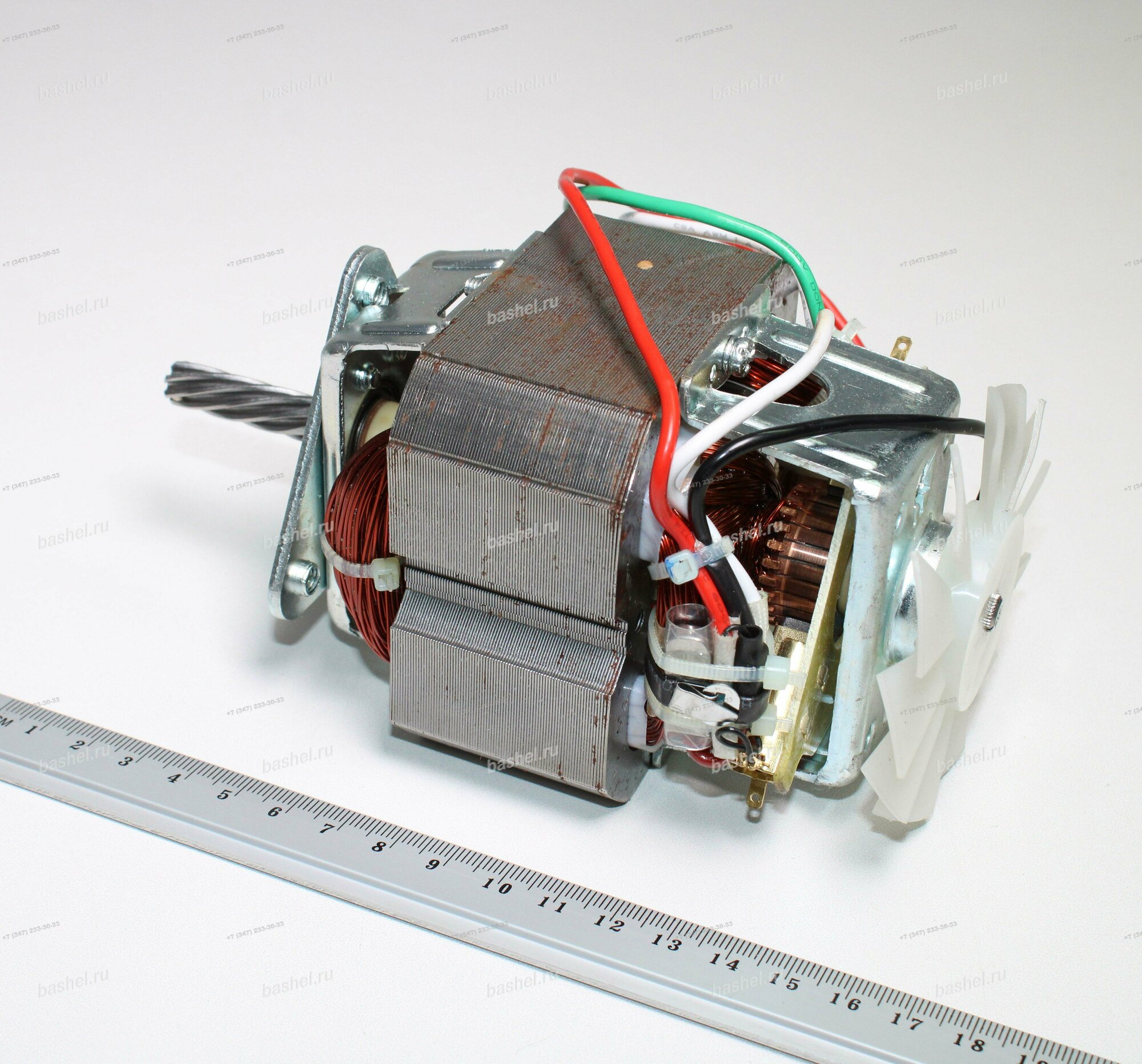 Электродвигатель для мясорубки UNI HC9840 AEZ-010235(G) 240V (вал 7 зубьев, крепление под 3 винта)