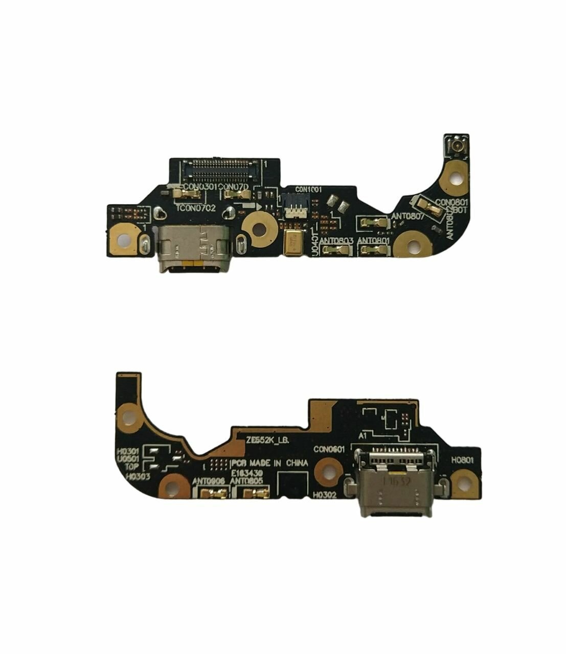 Нижняя плата Asus Zenfone 3 ZE552KL с разъемом зарядки и микрофоном