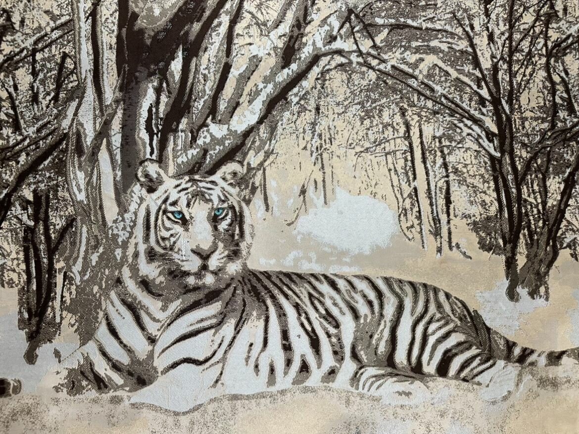 Гобелен без рамы Тигры