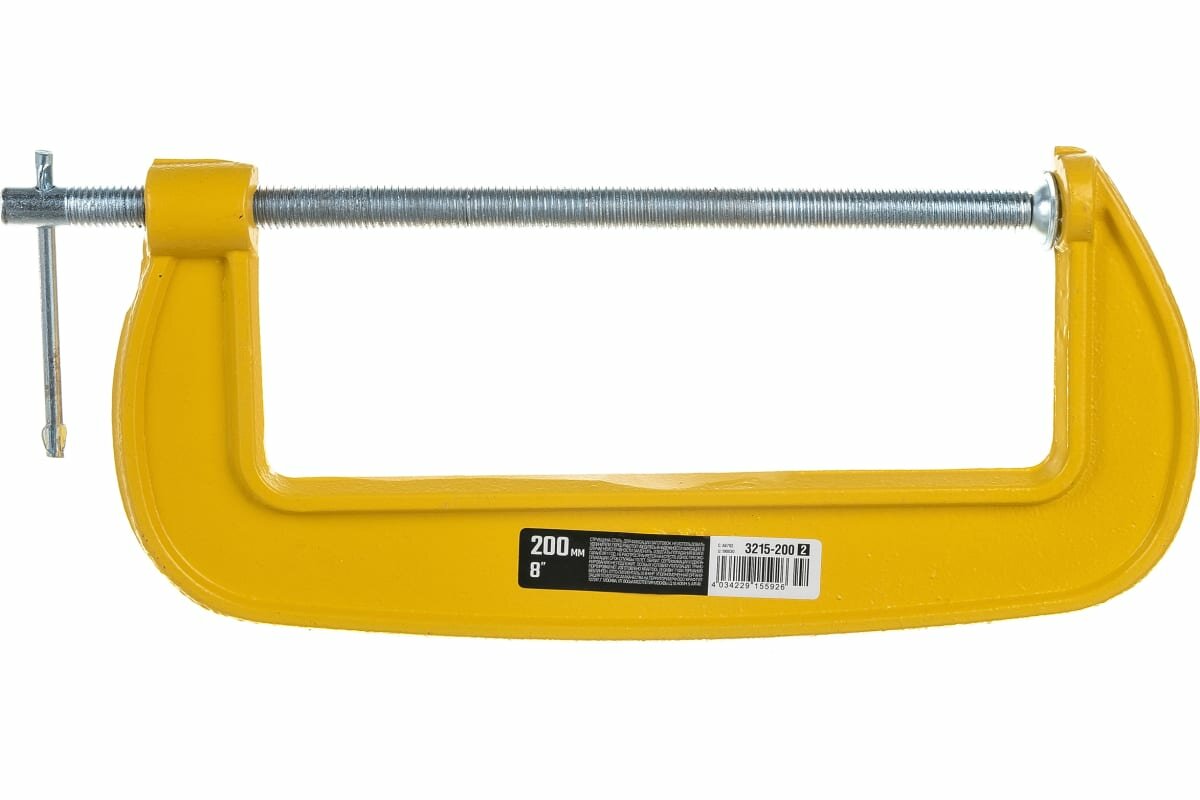 Струбцина Stayer SG-200 Тип G 200 мм 3215-200_z02 для сборки и фиксации изделий
