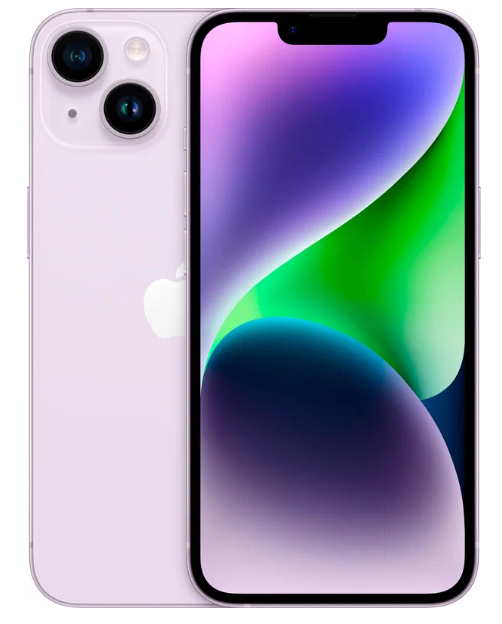 Смартфон Apple iPhone 14 128 ГБ, Dual: nano SIM + eSIM, фиолетовый