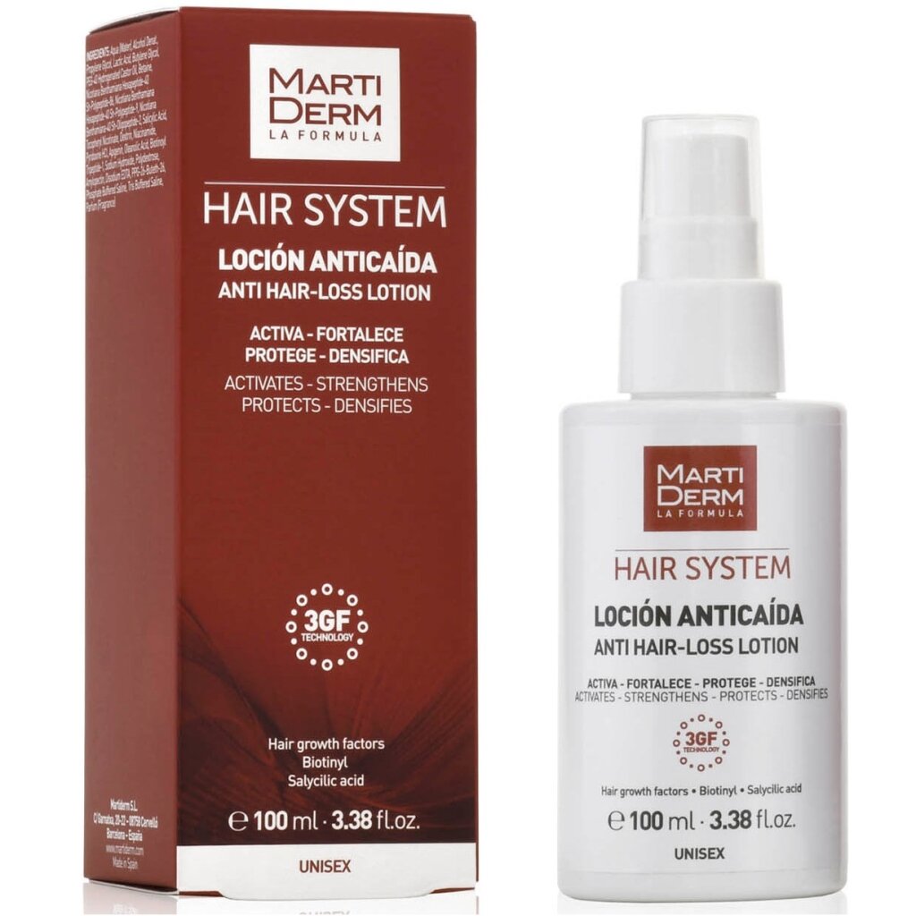 Martiderm Hair System HAIR SYSTEM Лосьон против выпадения волос 100мл