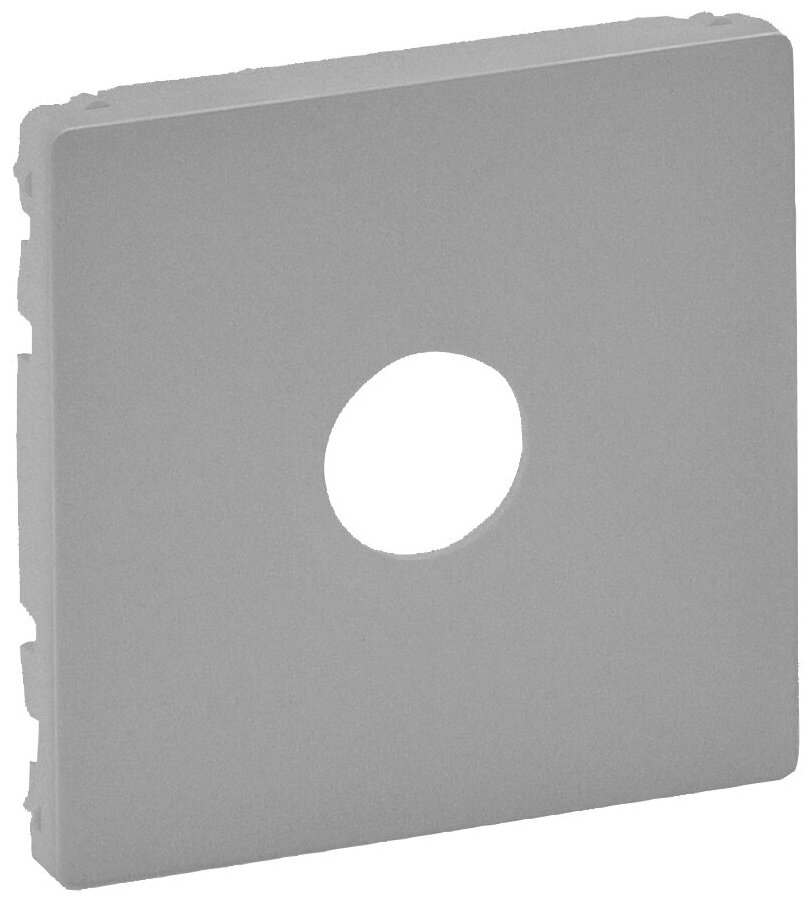 Лицевая панель для розеток ТВ Valena LIFE Legrand, алюминий 754762