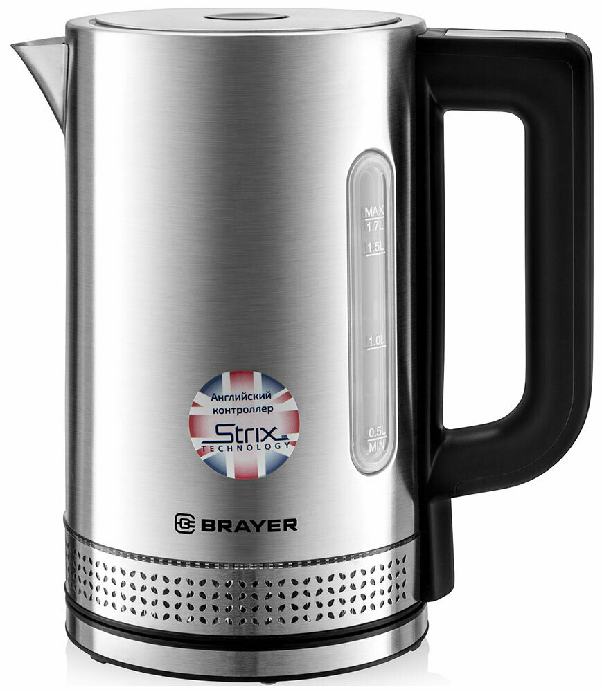 Чайник электрический Brayer BR1060 серебристый