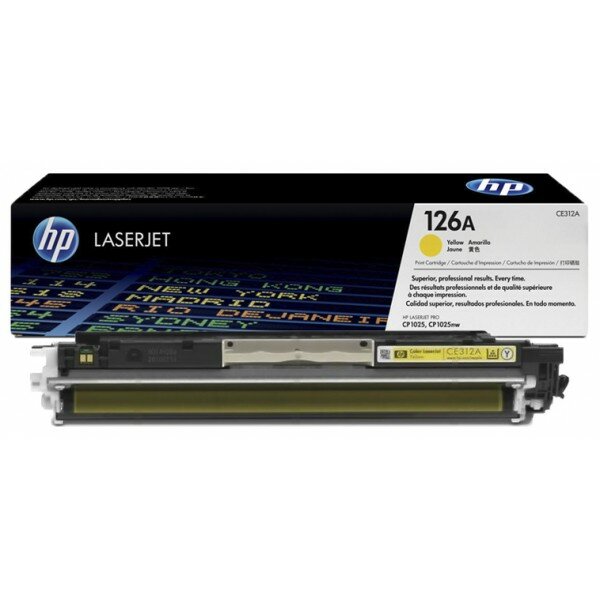 Картридж HP CE312A 126A. Жёлтый (б.к) для HP LJ PRO100/ CP1012/ CP1025/ CP1025NW/ M175/ M275