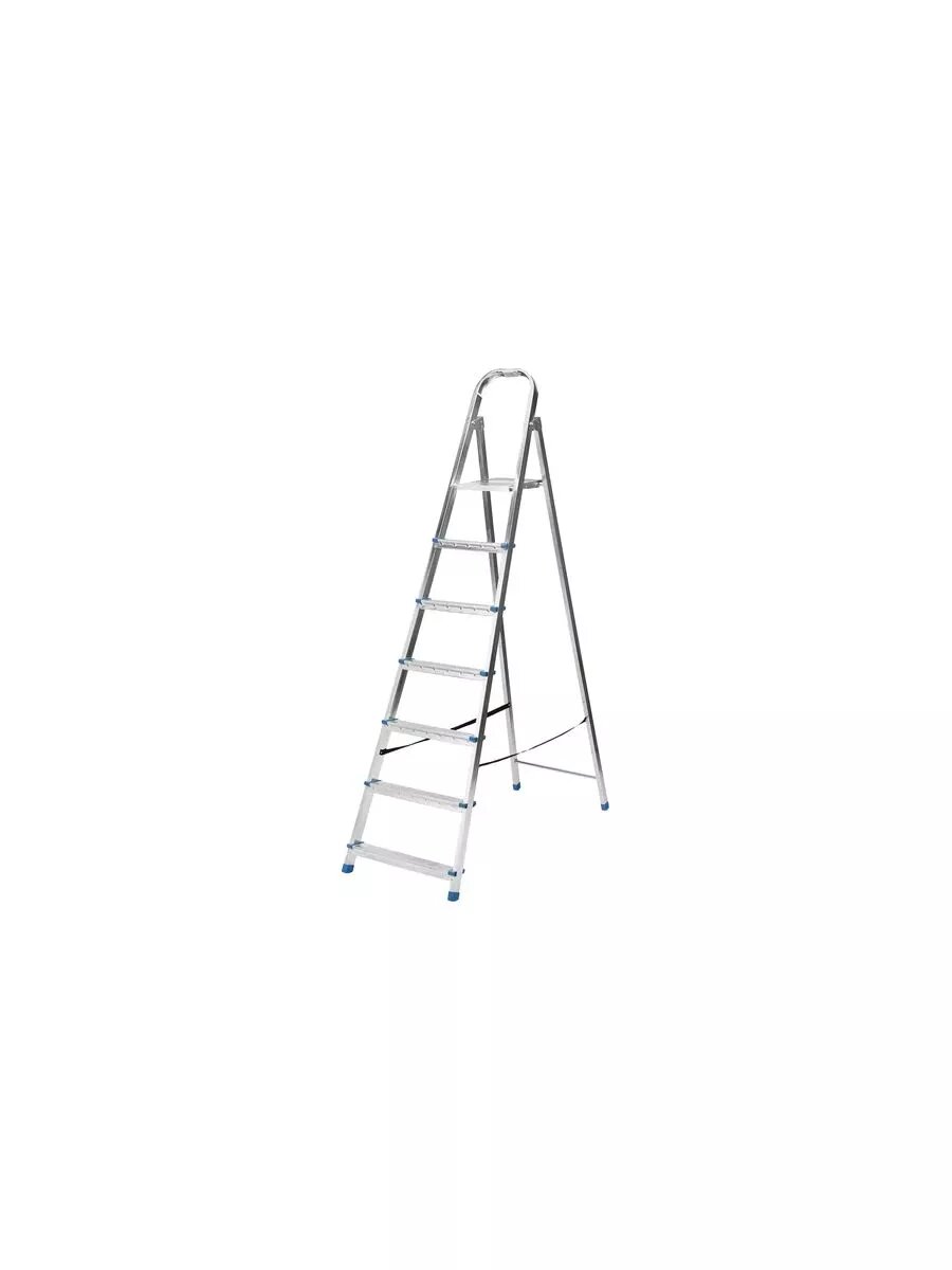 Стремянка стальная оцинкованная 7 ступеней Сибртех 97839