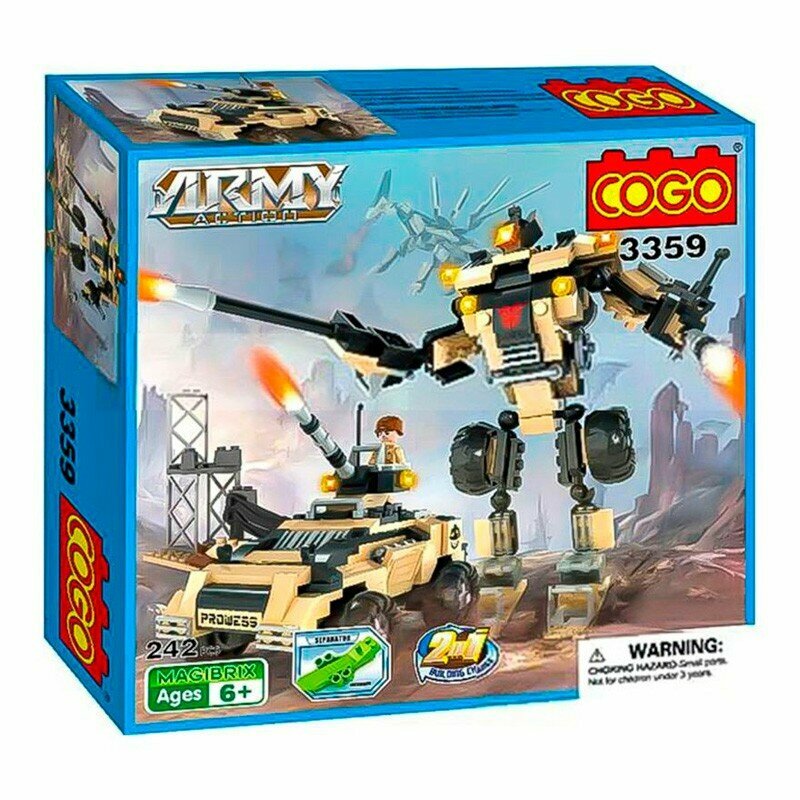 Конструктор Cogo Атака робота (2 в 1) 3359