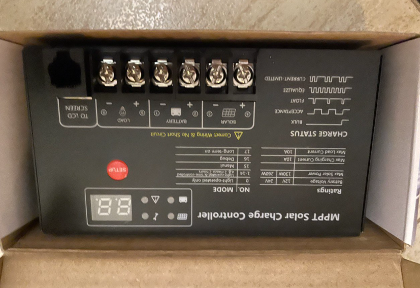 Контроллер солнечной панели MPPT на 10А