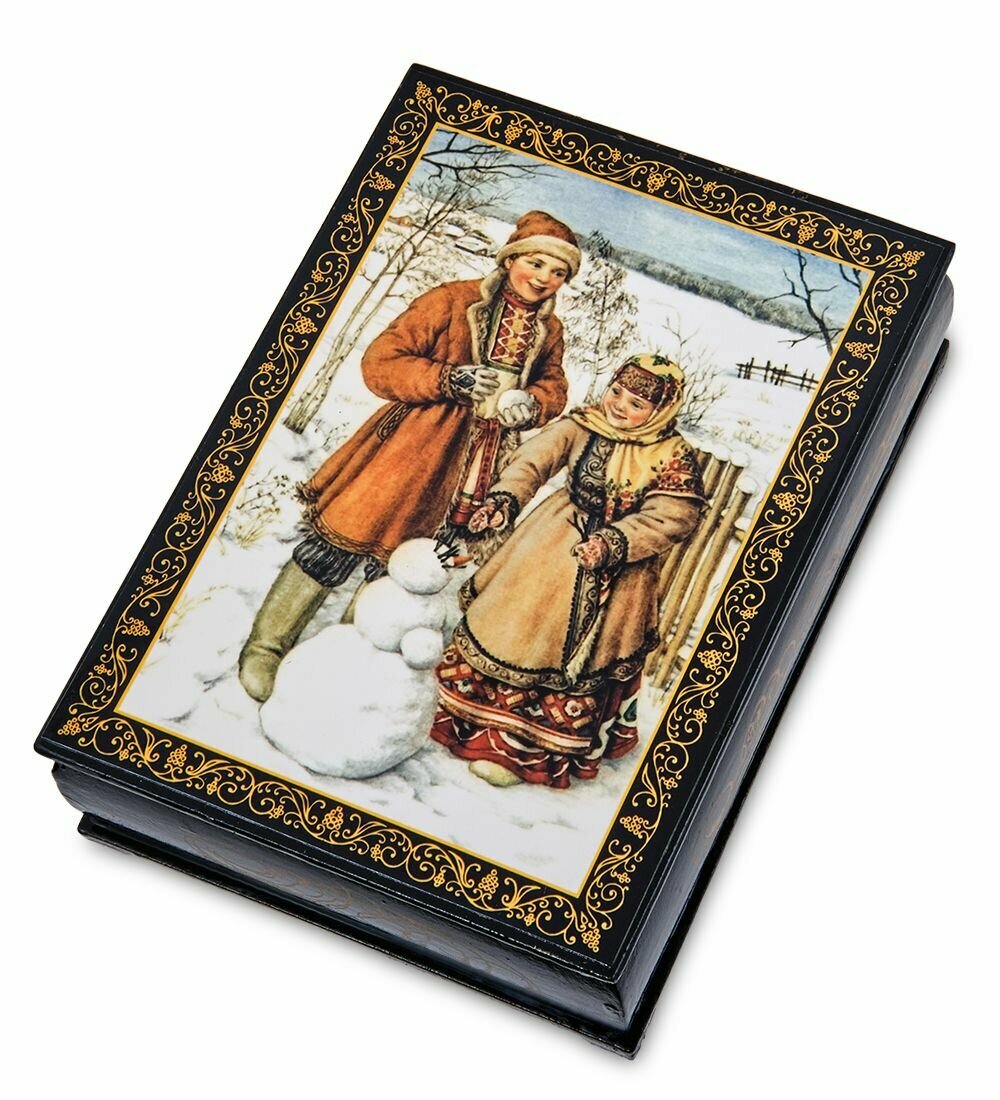 Шкатулка в технике декупаж (13х18х4)