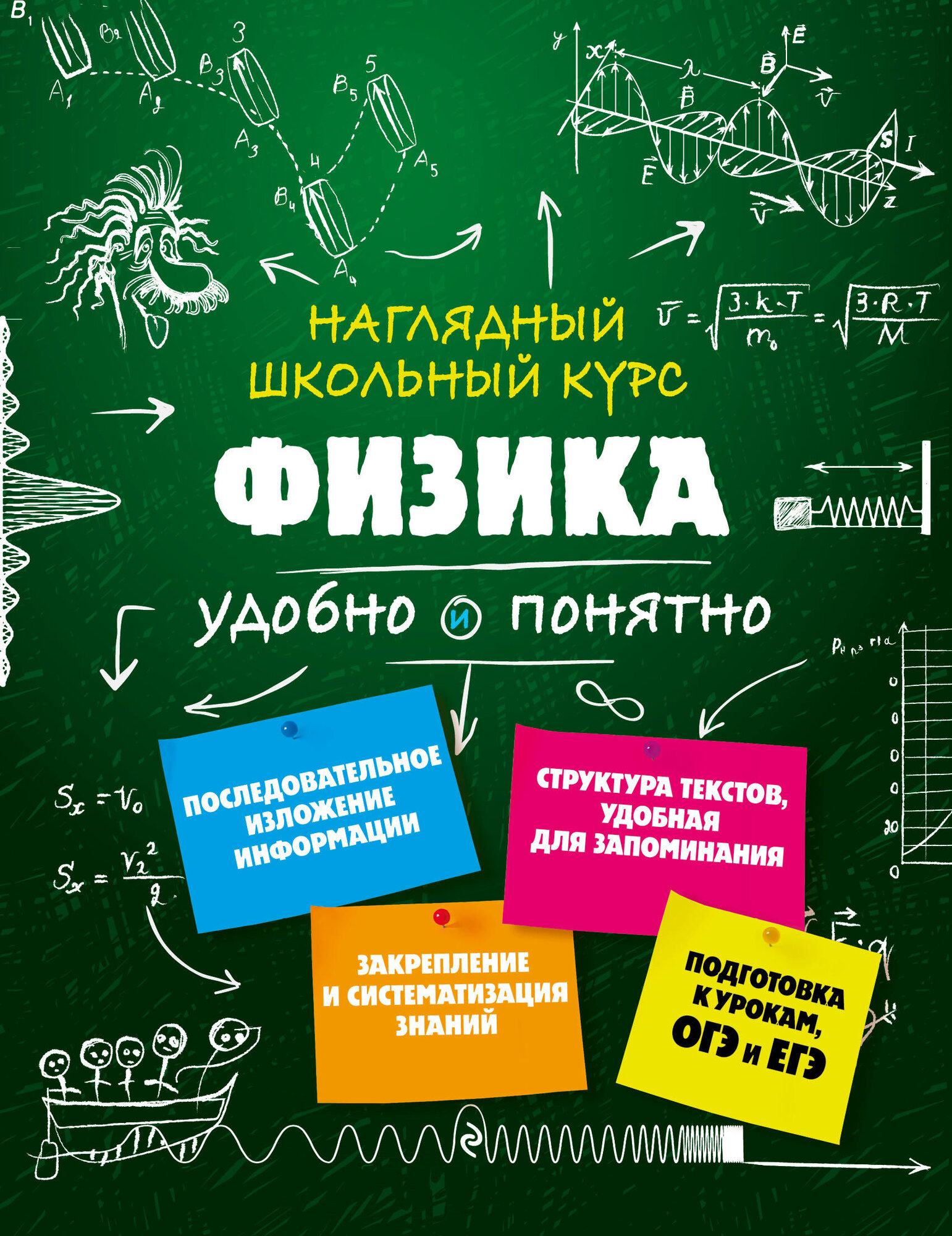 Наглядный курс физики, ЭКСМО, для школьников, для подготовки к урокам