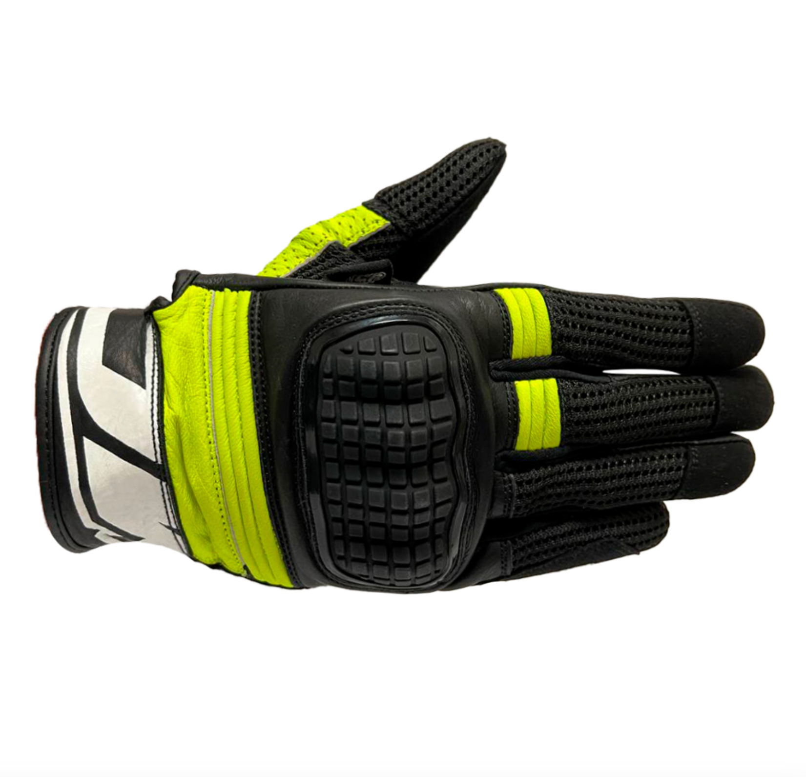 Мотоперчатки MCP Spirit (черно-желтый, Black-Fl Yellow, 2XL)