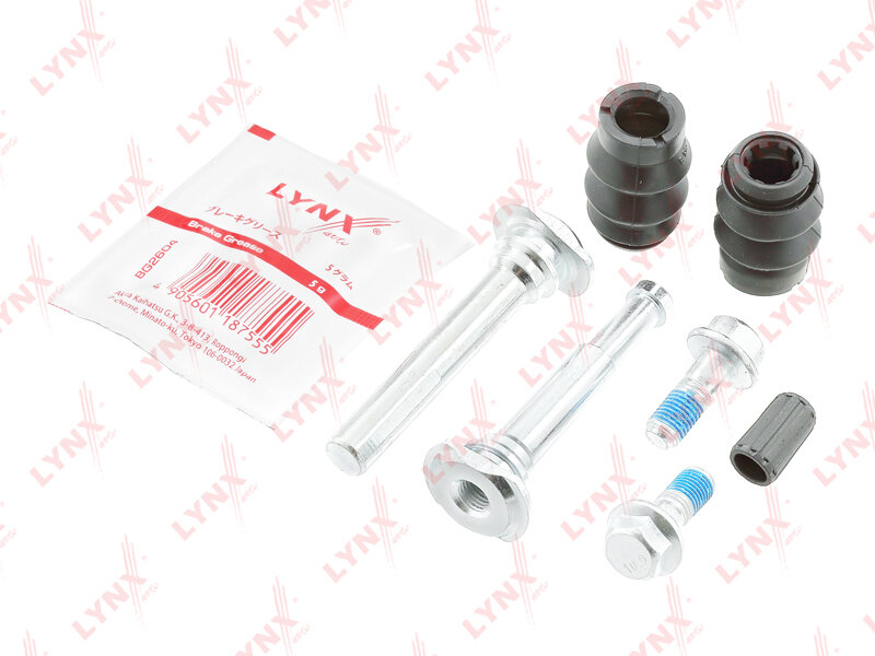 Комплект направляющих тормозного суппорта (направляющая Ø 10 mm, суппорт Bosch) LYNXauto BC-2029. Для: Citroen, Ситроен, C1 I-II 05>, Opel, Опель, Agi