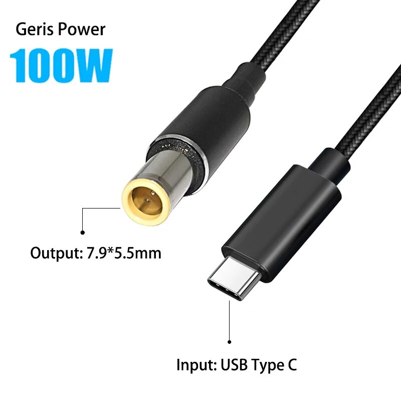 SanCableCord USB Type-C зарядный кабель 100 Вт для Lenovo Thinkpad