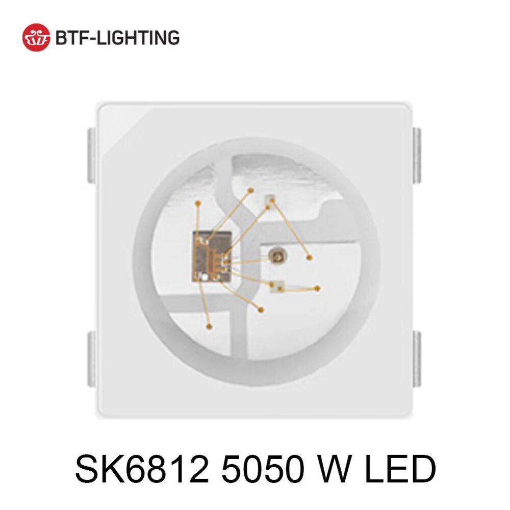 RGBW светодиодный чип SK6812, 100pcs, белый