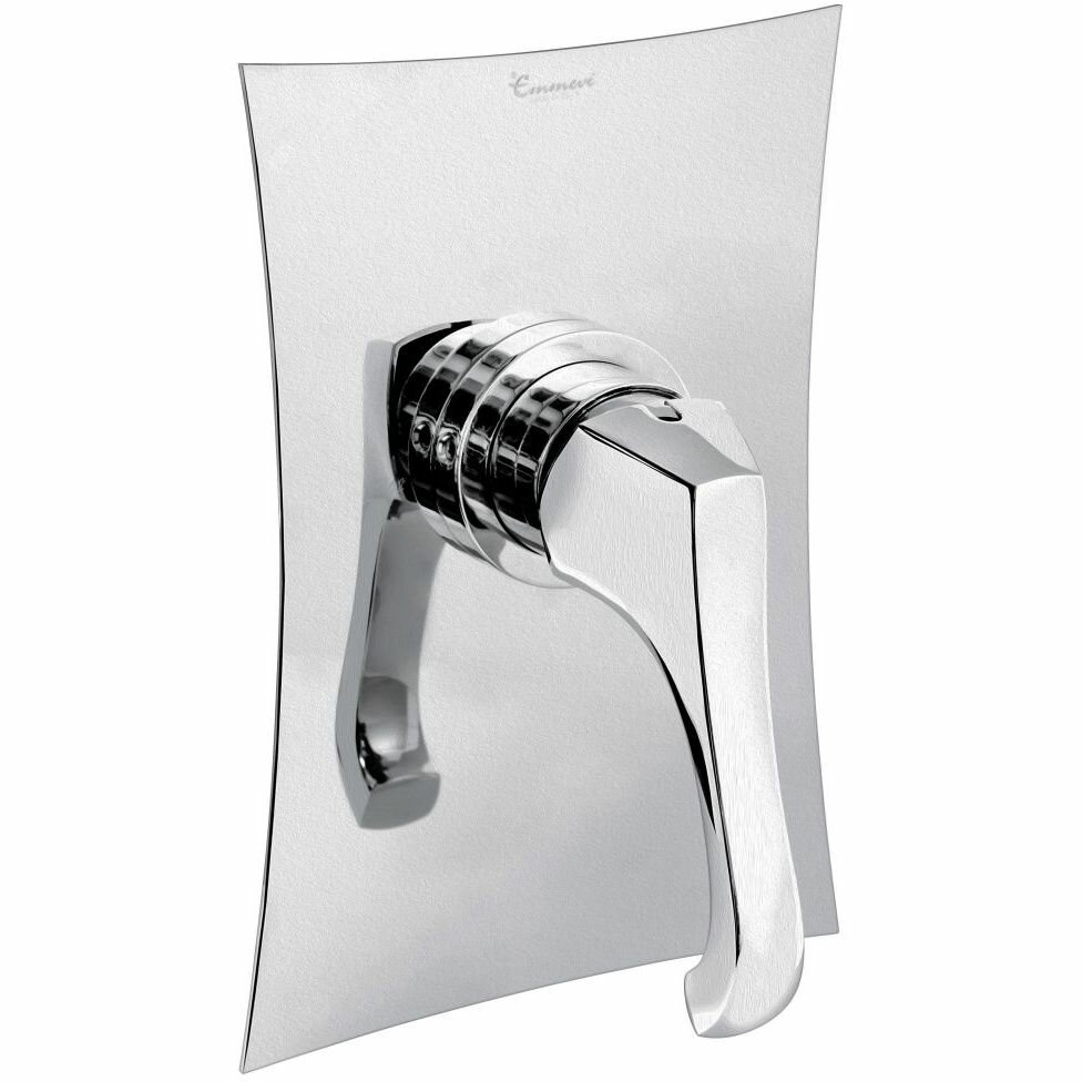 Смеситель Emmevi (Эммеви) Ares, встраиваемый в стену, однорычажный, брашированный хром, 76009/CRS