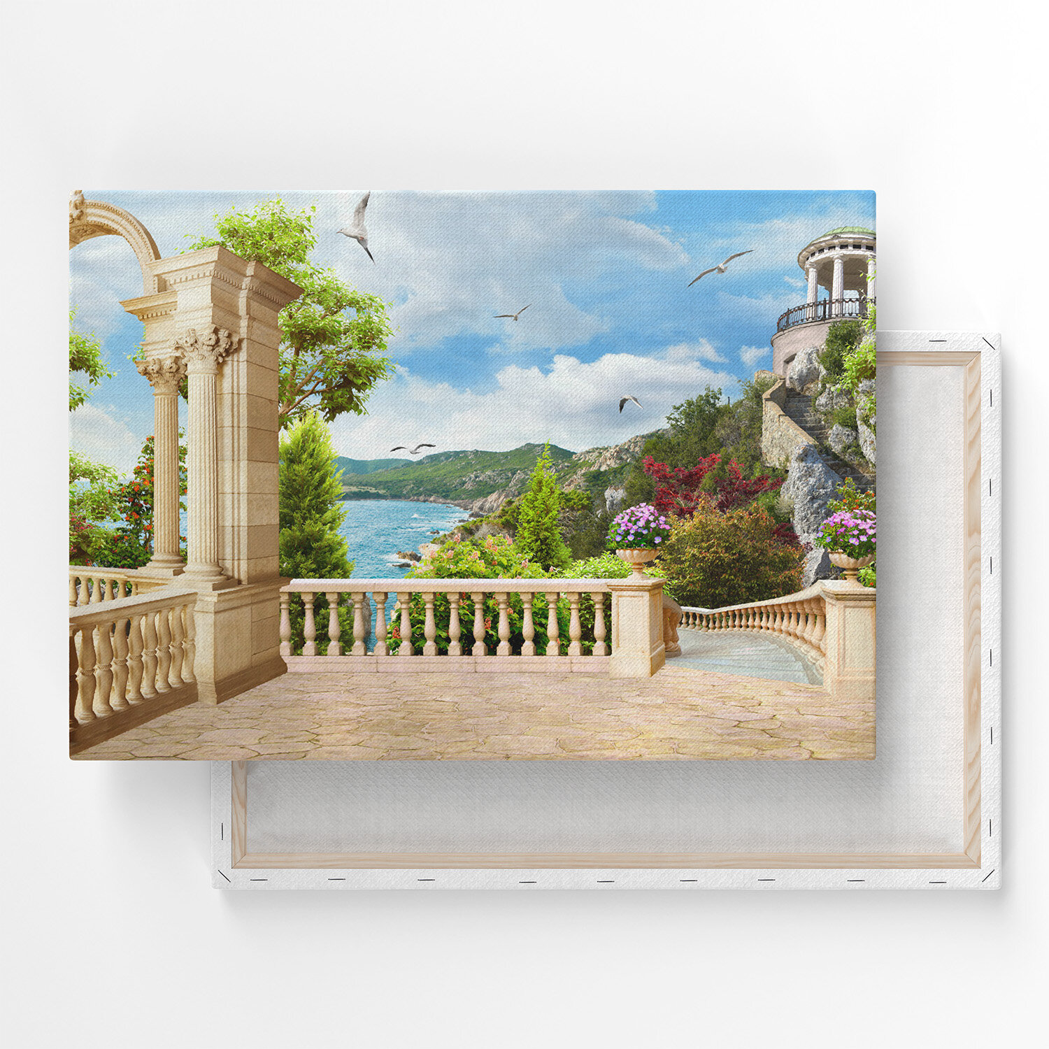 Картина на холсте, репродукция / Пейзаж / Размер 60 x 80 см