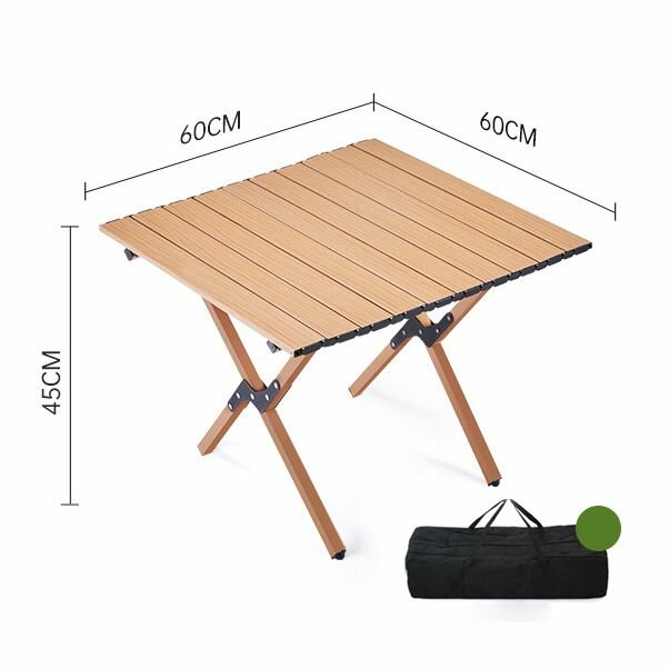 Складной садовый стол на 3-4 персоны, переносной стол для кемпинга на открытом воздухе из углеродистой стали