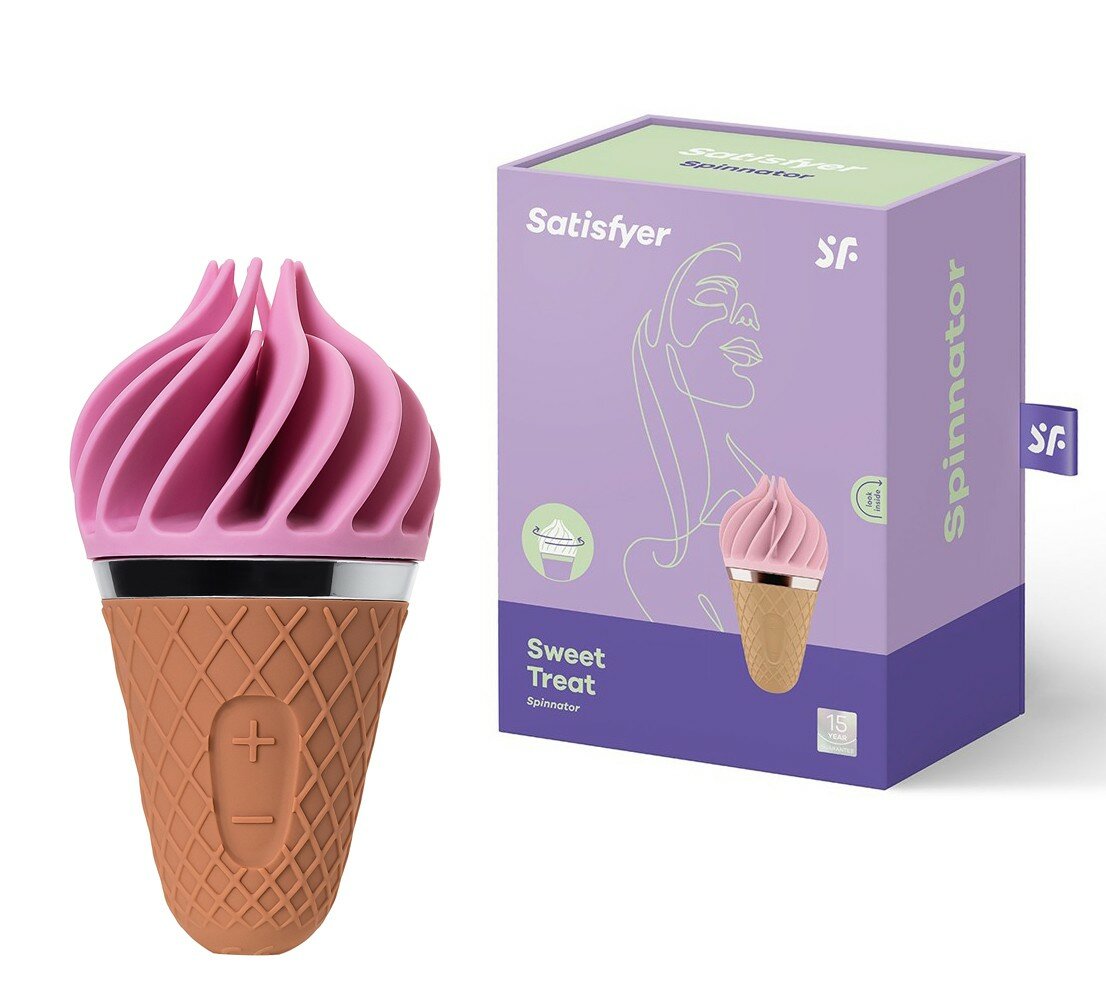Мини-вибромассажер «Satisfyer Sweet Treat» с вибрацией универсальный