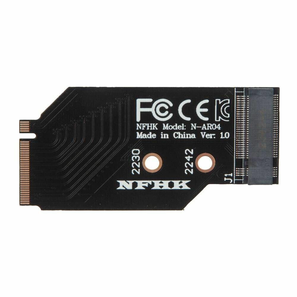 Адаптер-переходник для установки SSD M.2 2280 PCI-E NVMe в портативную игровую консоль Lenovo Legion Go, чёрный, N-AR04