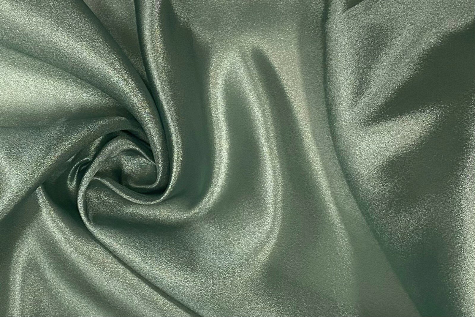 Ткань Органза креповая темно-фисташковая, ш158см, 0,5 м