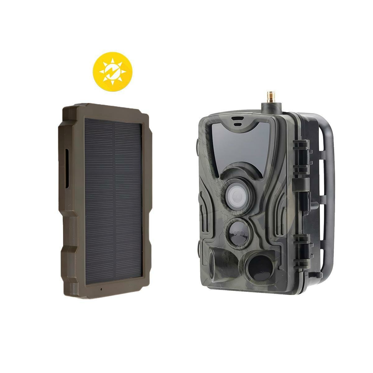 Набор 3G/4G фотоловушка Filin 801G-HC (NEW-4G) и солнечная панель SP-Dual-08