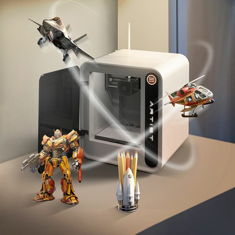 3D-принтер, моделирование с помощью искусственного интеллекта, изготовление подарков на заказ, дизайн больших чашек