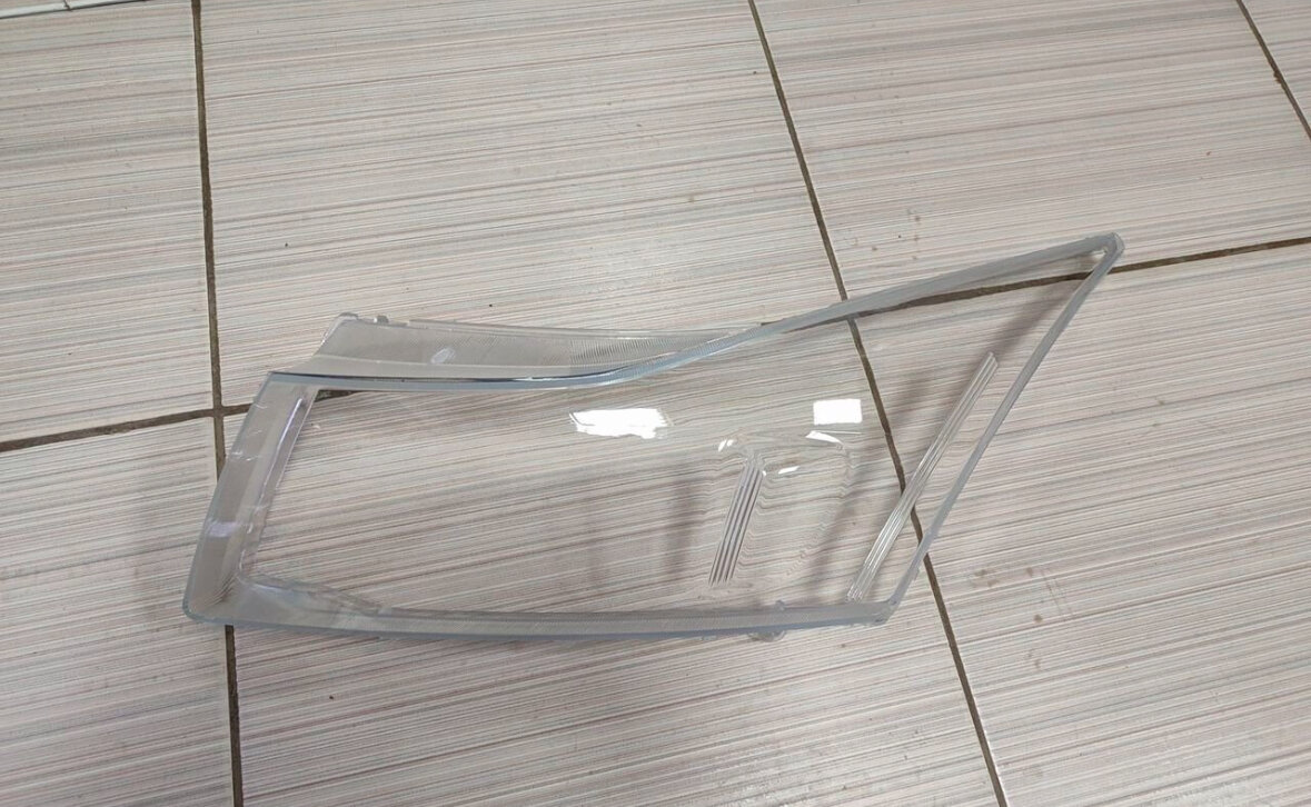 Стекло пластик фары Chevrolet Cruze левая (аналог)