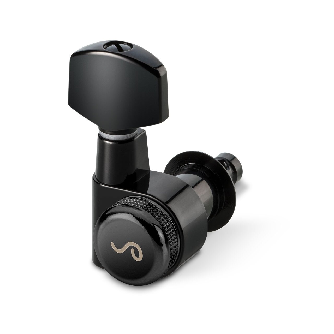 Колки 6 в линию локовые SCHALLER 10030420.01.50 STAGGERED M6 Pin, левые, черные