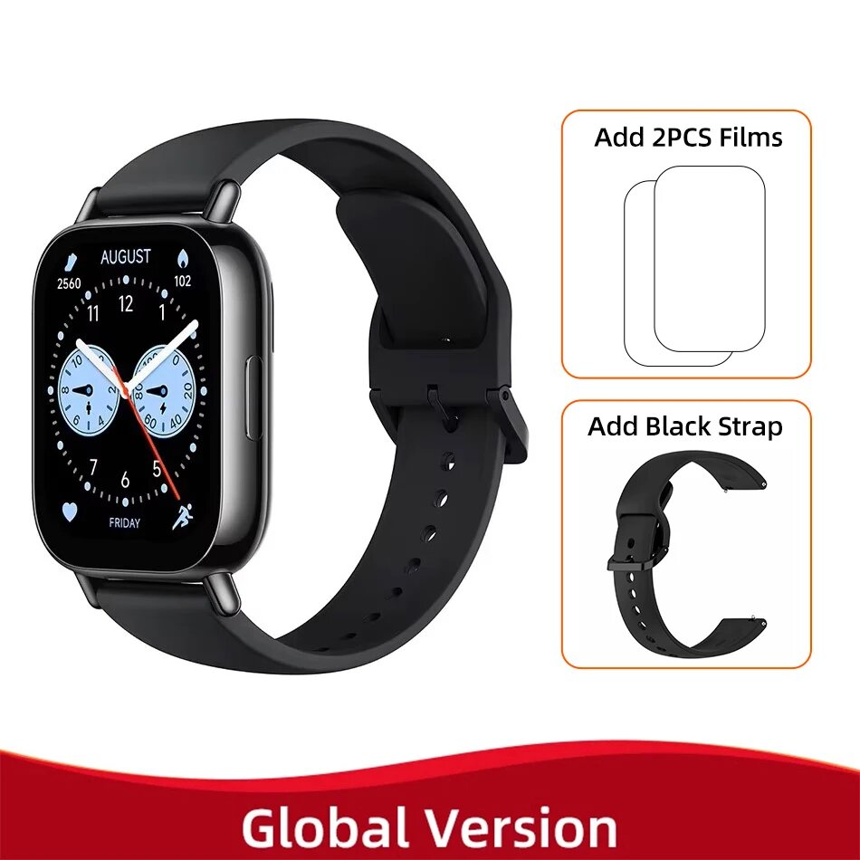 Redmi Watch 5 Lite Global Version Black N Black Strap