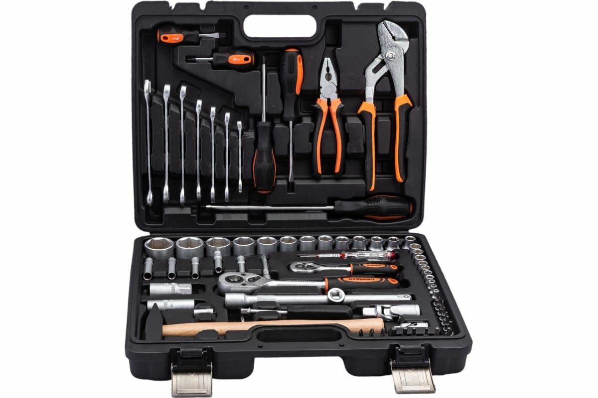 Набор инструментов в кейсе кузьмич НИК-007/75 (75 предметов)