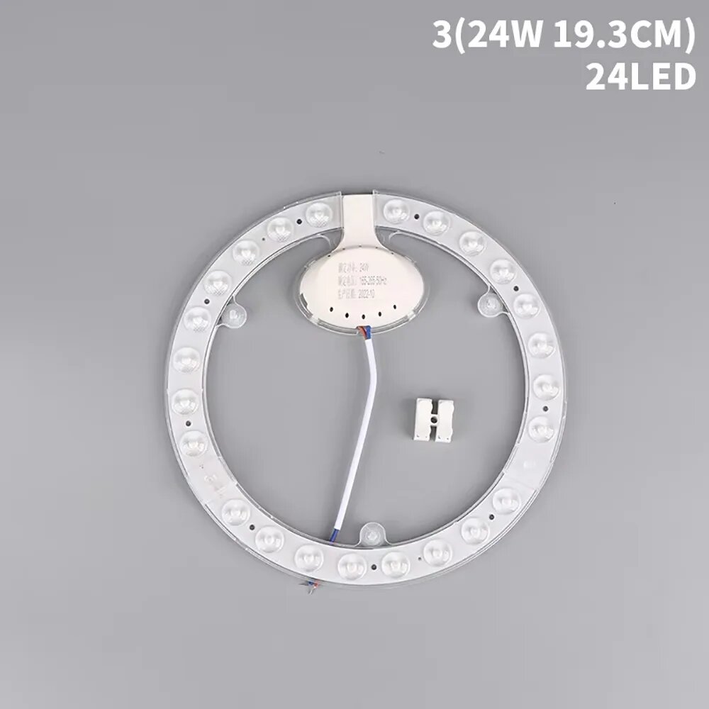 Круглый светодиодный светильник 220В 12/18/24/36Вт 24W