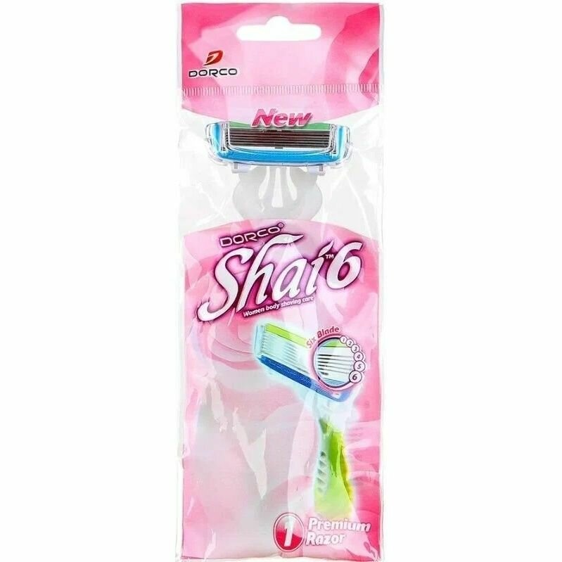 Станок для бритья DORCO "Eve 6", одноразовый, женский