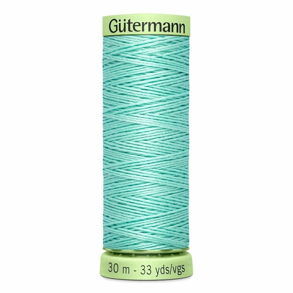 Декоративная нить Gutermann Top Stitch 30/30 м для отстрочки, 100% полиэстер, цвет 234 мятный, 5 шт (3)